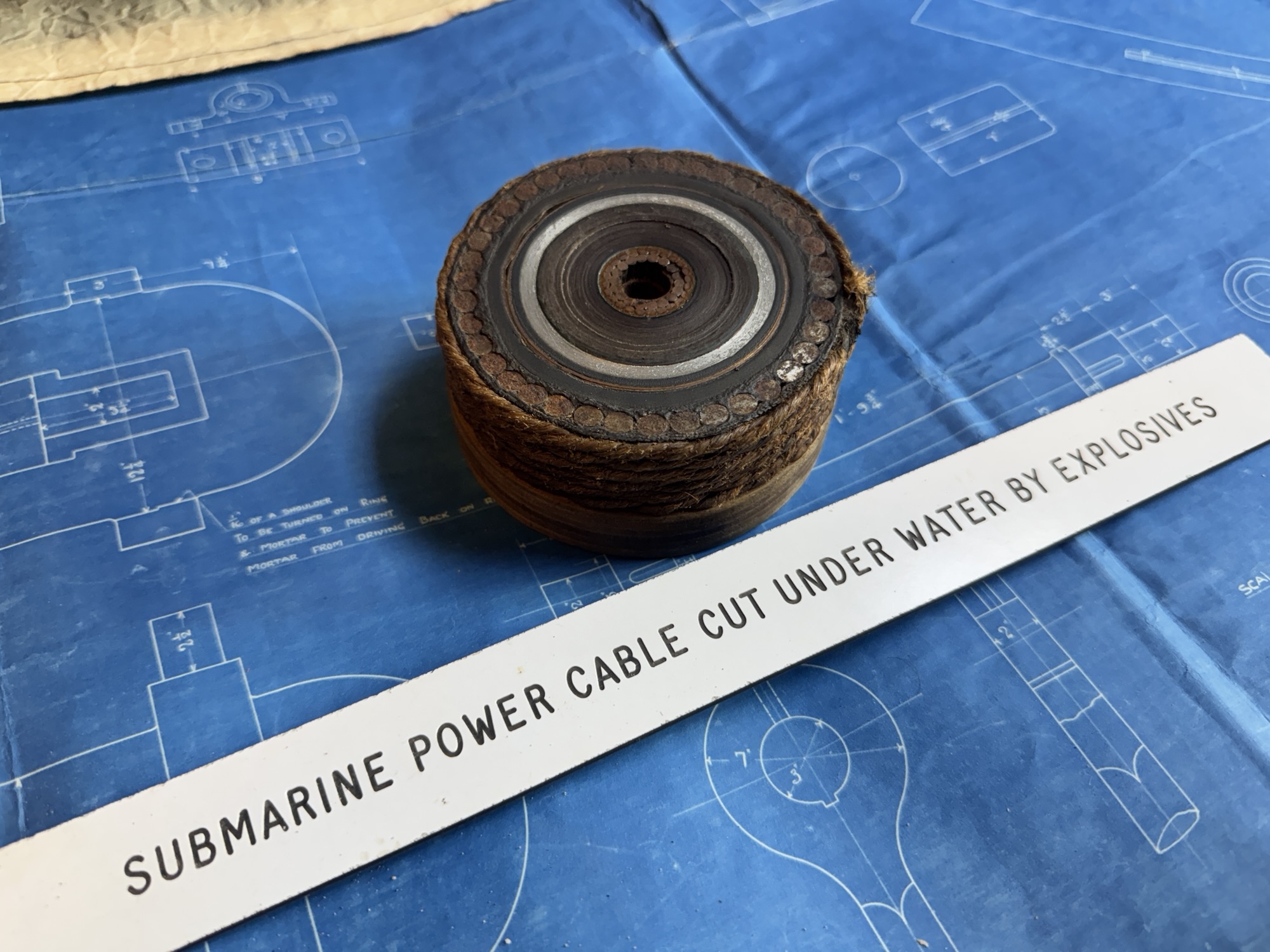 Power Cable Explosive Sample – Kinetics Industrial Museum