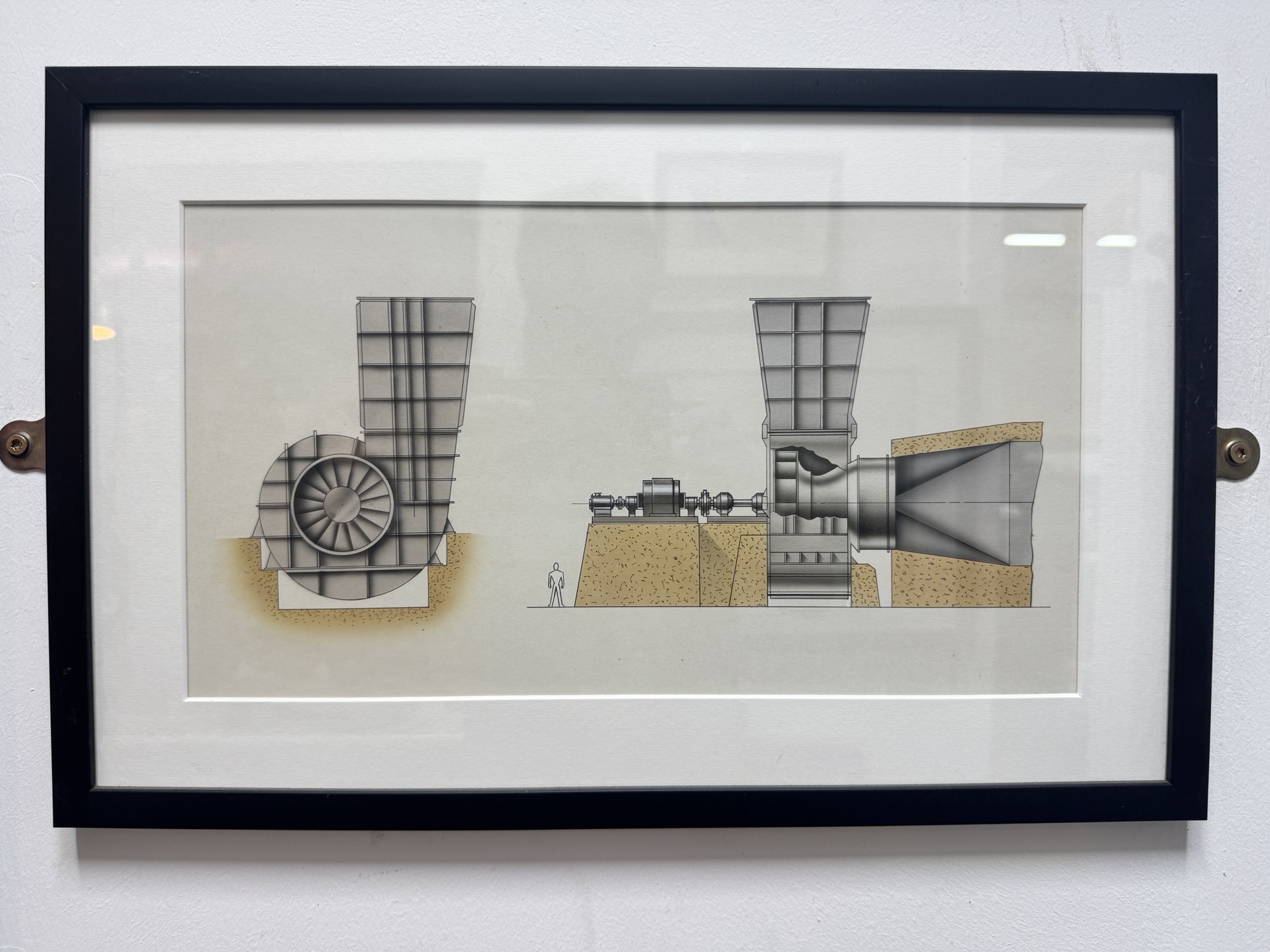 Mine Ventilation Fan Plan Drawing – Kinetics Industrial Museum