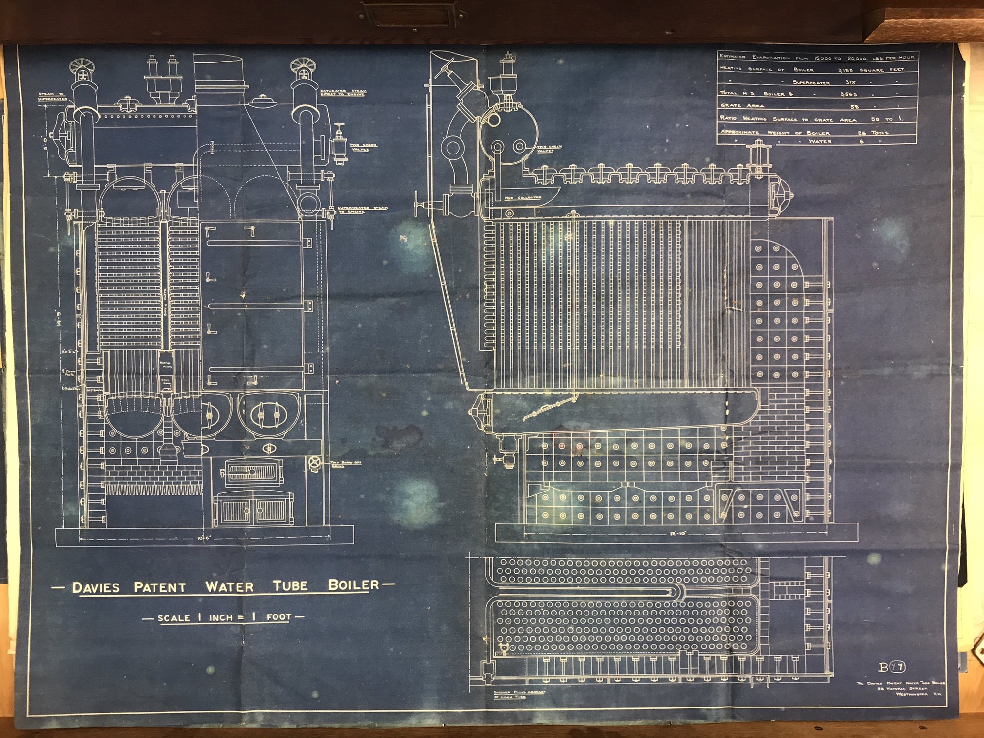 Water Tube Boiler Plan – Kinetics Industrial Museum